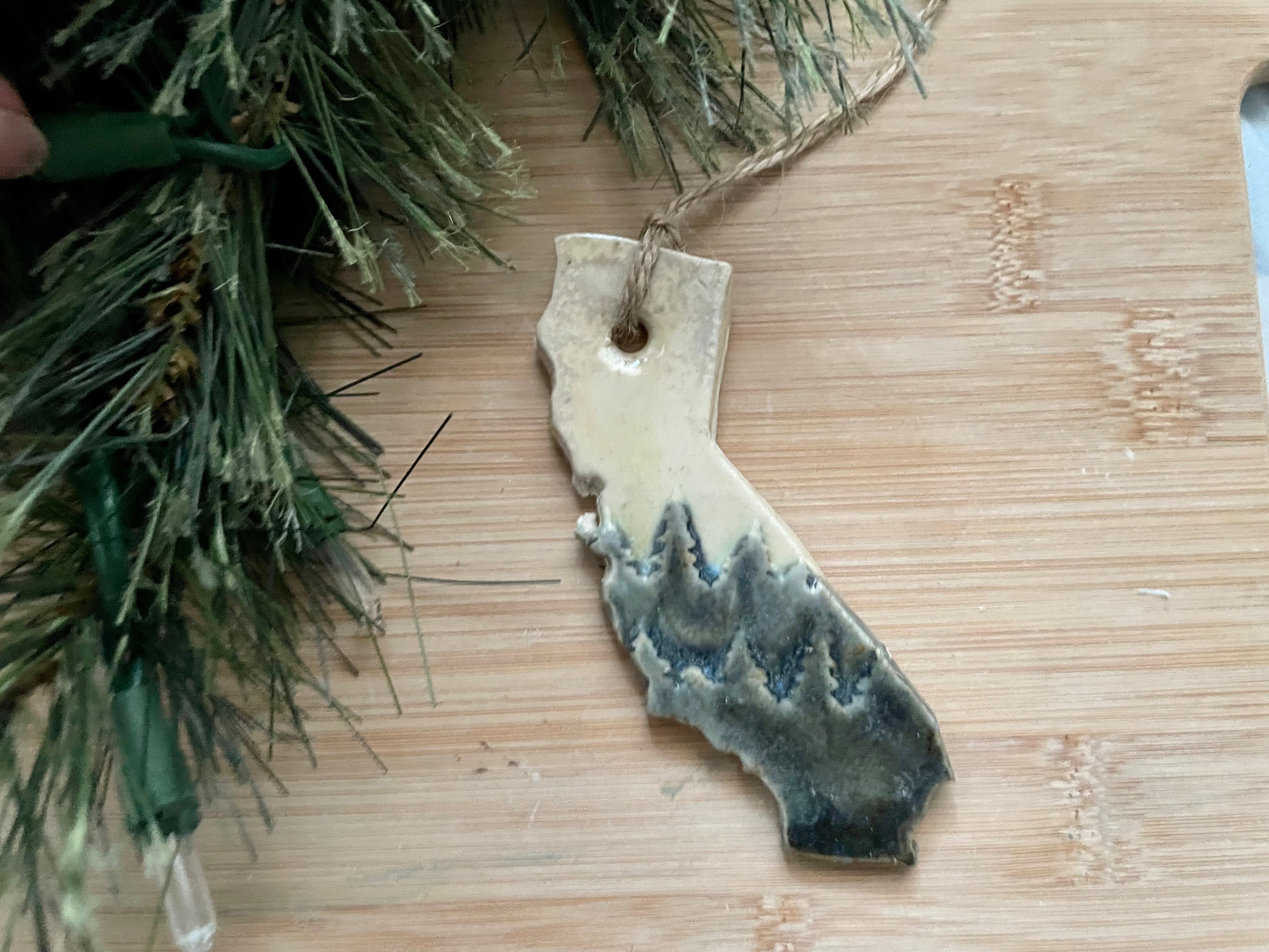 California Rustic Clay Ornament – Flow Art Studios